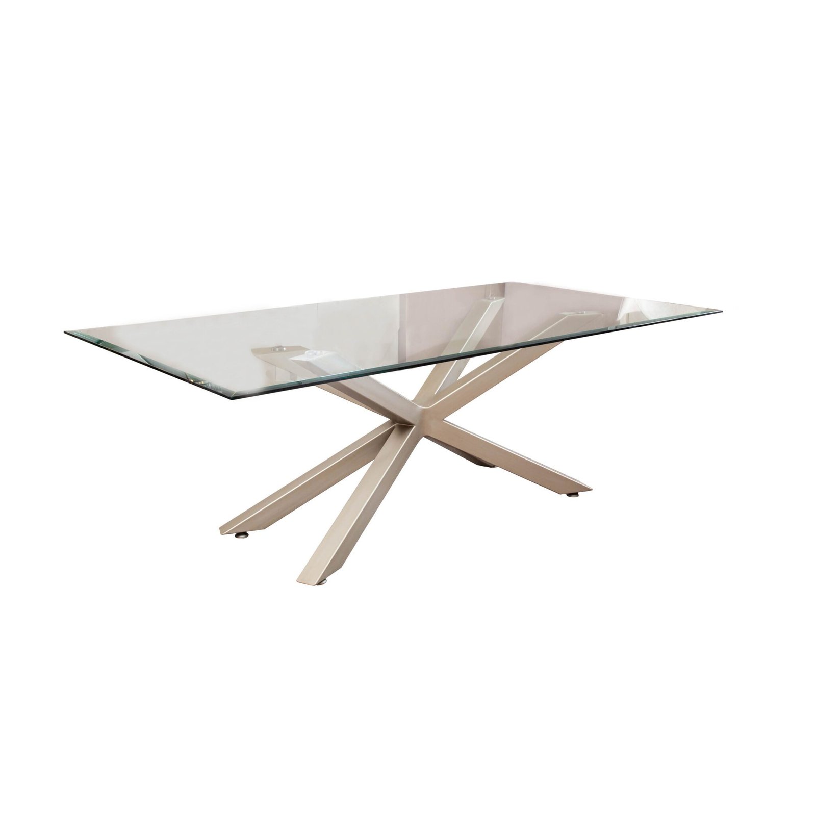 Mesa de Comedor - Modelo "Suiza" Champagne - Salas Monterrey